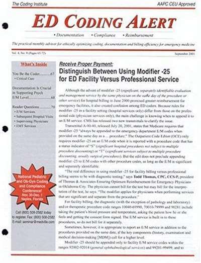 Ed Coding Alert Magazine Subscription United States