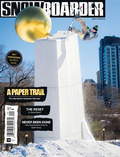 Snowboarder Magazine Subscription Canada