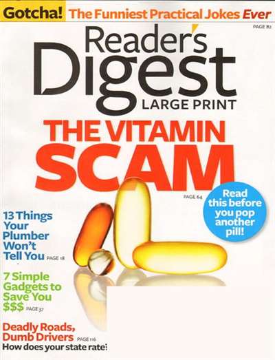 Reader's Digest Large Type Magazine Subscription United States