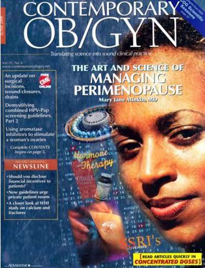 Contemporary Ob/Gyn Magazine Subscription Canada