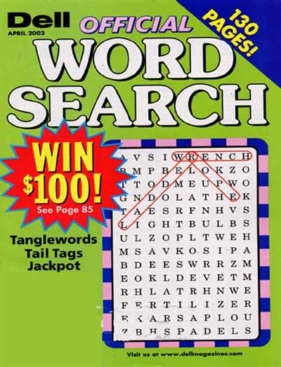 Official Word Search Puzzles Magazine Subscription Canada