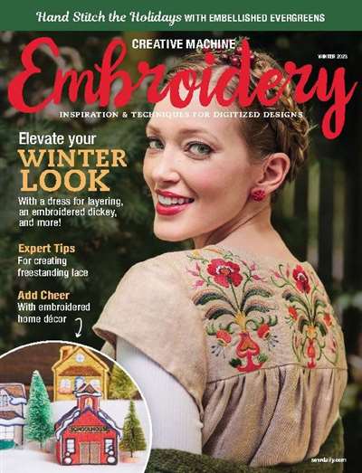 Creative Machine Embroidery Magazine Subscription United States