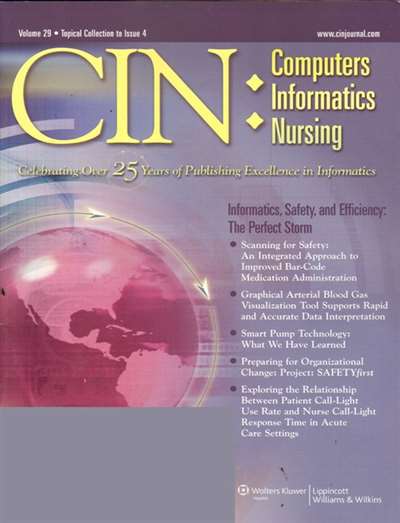 Cin: Computers, Informatics, Nursing Magazine Subscription Canada Cin: Computers, Informatics, Nursing Magazine Subscription Canada