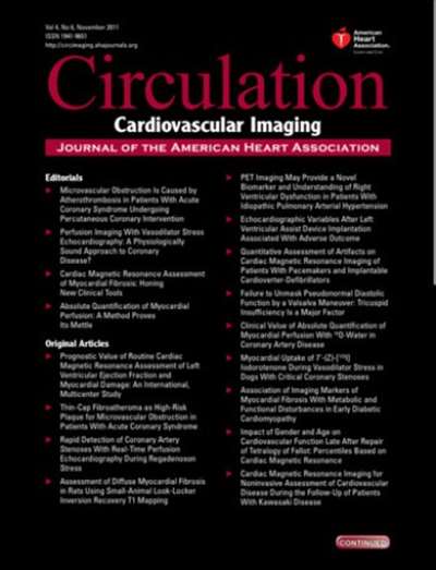 Circulation: Cardiovascular Imaging Magazine Subscription Canada