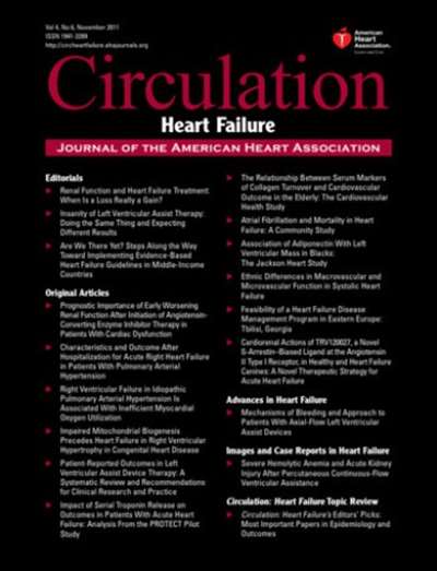 Circulation: Heart Failure Magazine Subscription Canada