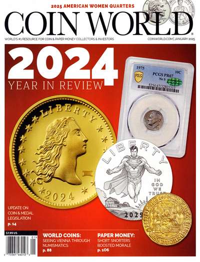 Coin World Monthly Magazine Subscription Canada
