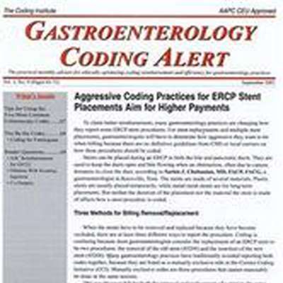 Gastroenterology Coding Alert Magazine Subscription Canada