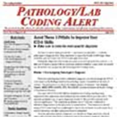 Pathology/Lab Coding Alert Magazine Subscription United States