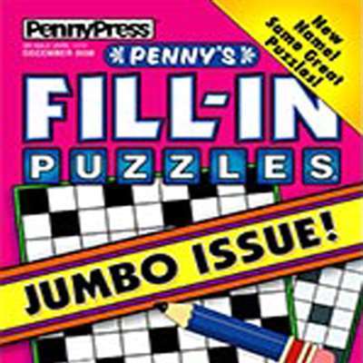 Famous Fill-In Puzzles Magazine Subscription United States