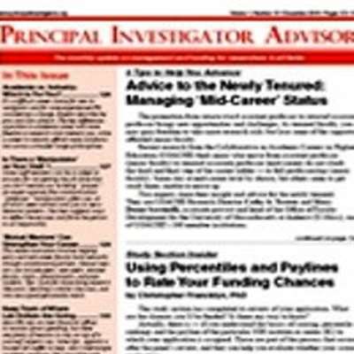 Principal Investigators Advisor Magazine Subscription Canada